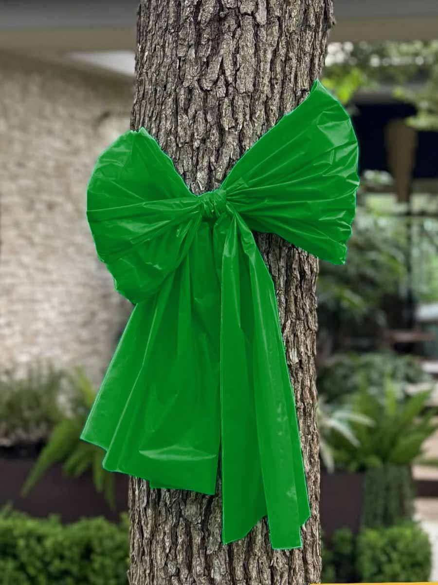 In Remembrance Of The Flood Victims In Texas Green Binding Bow