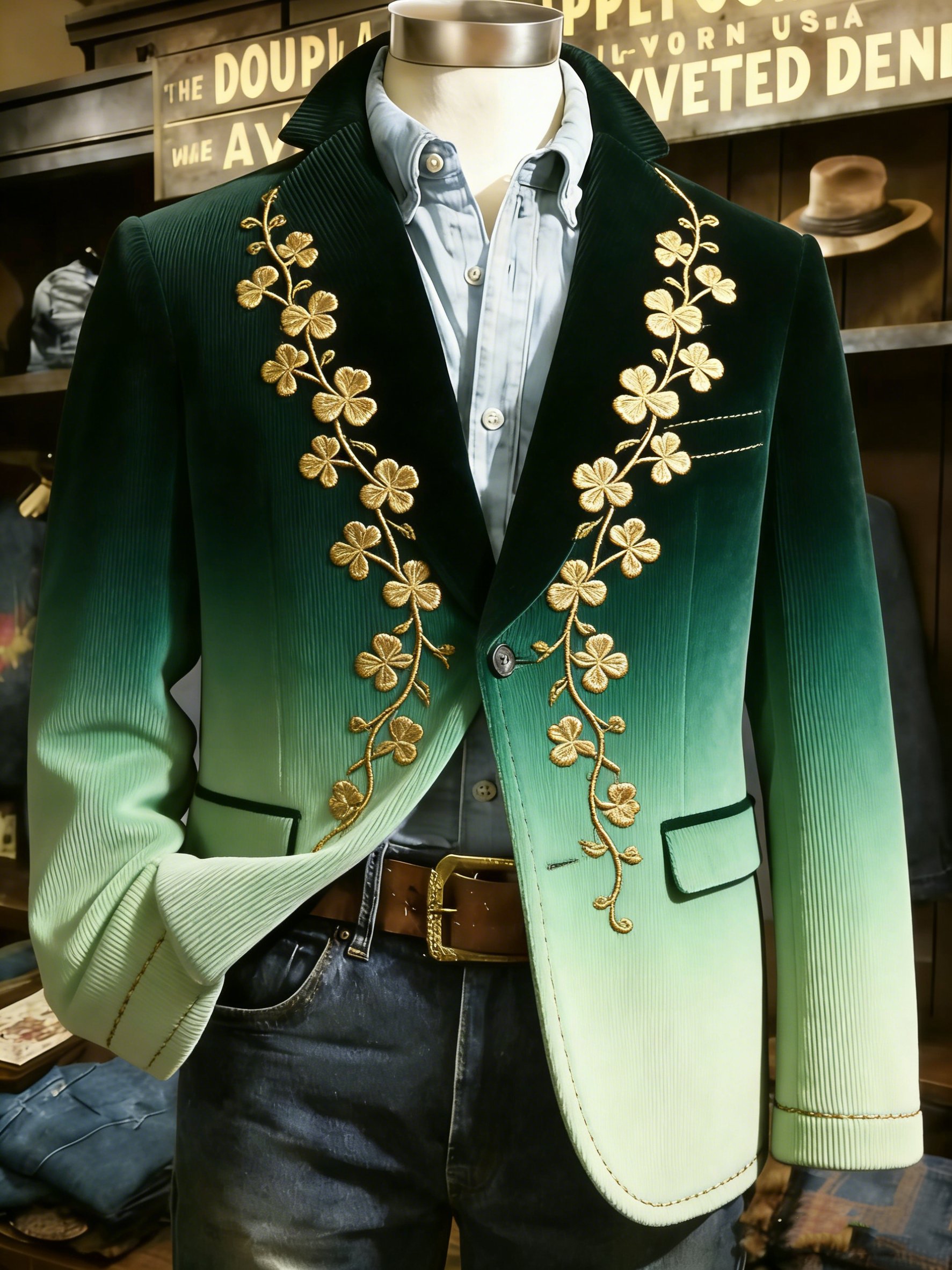 Mr. Clover St. Patrick's Day Suit Blazer