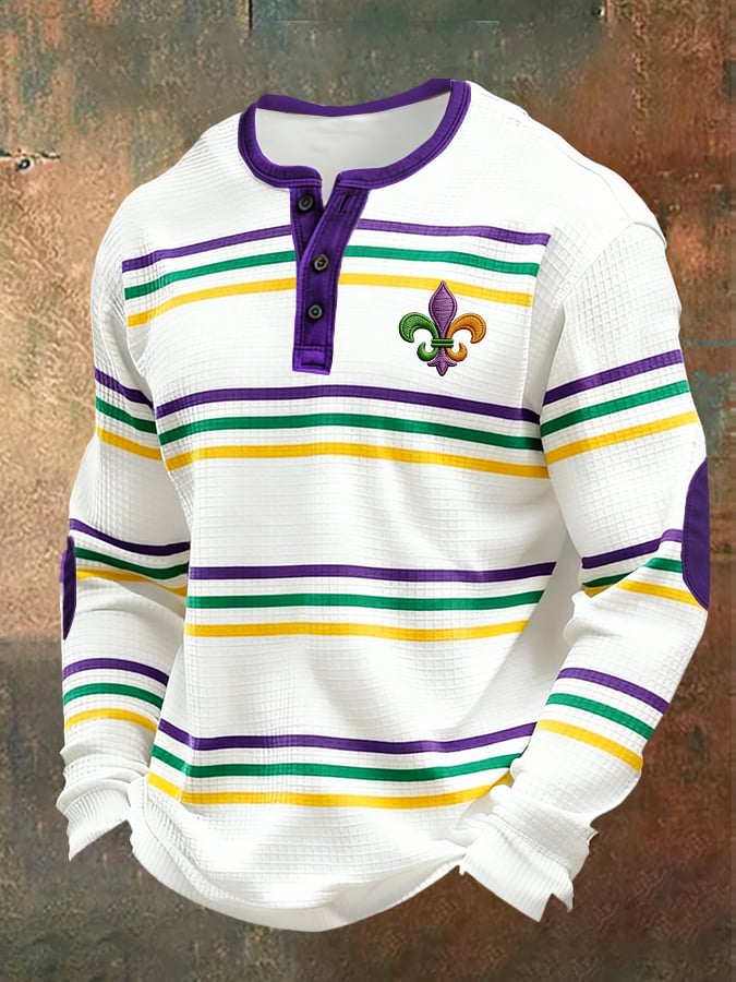🎭 Mardi Gras Men’s Bold Festive🧥 – Usaseasonsoutfits