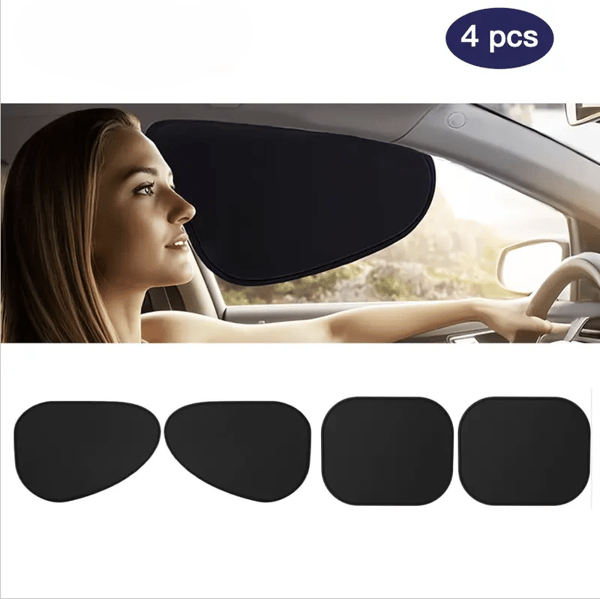 Car Side Window Sunshade (4 PCS and 2 PCS), Shading and UV Blocking ...