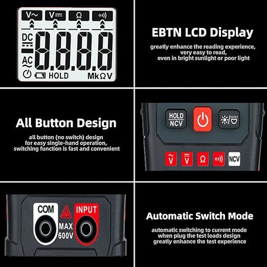 Enhanced EBTN LCD Multimeter
