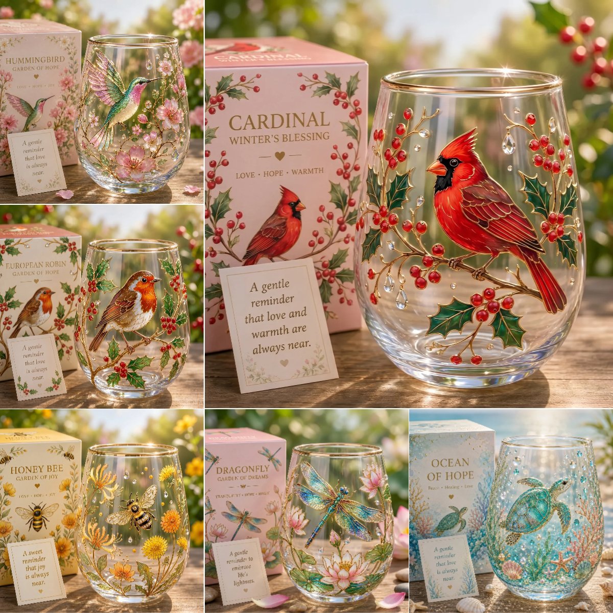 🔥LAST DAY 49% OFF - 🌸🌿 Limited Edition 2026 Garden Morning Bliss Glass ...