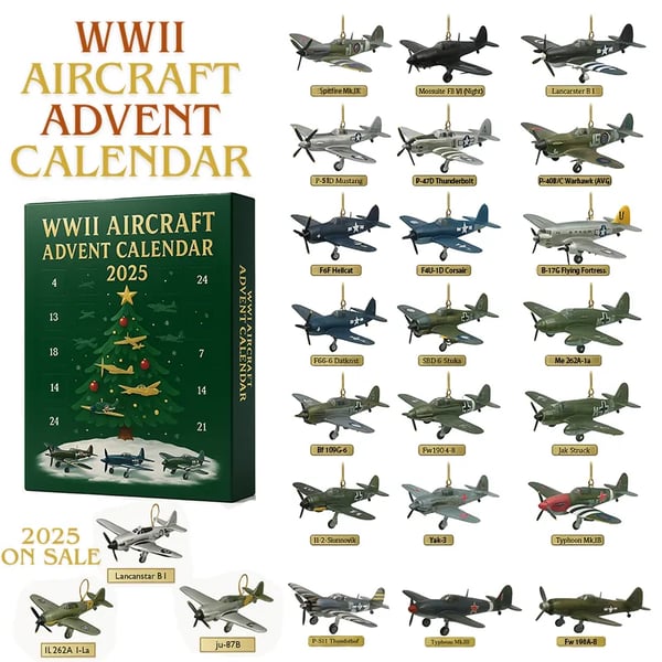 WWII Aircraft Advent Calendar 2025 – 24 Days of Iconic Warbirds ...