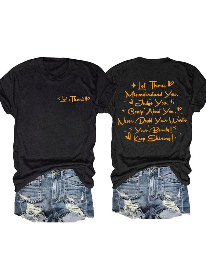 Women's Let Them Print T-Shirt