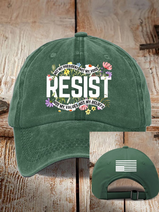 Retro Resist Not My President, Not My Voice, Not My Values, Not My ...