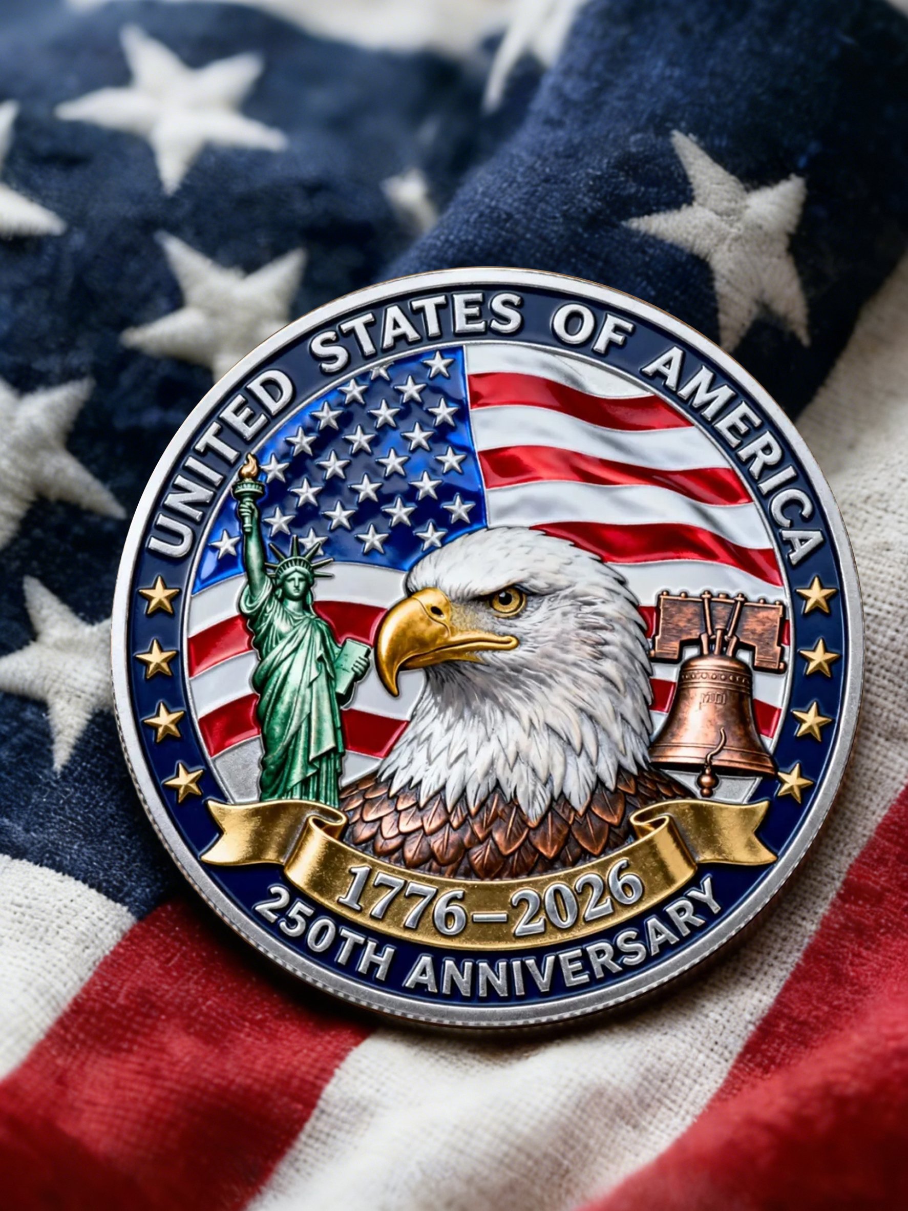 God Bless America 250th Anniversary Of The United States Great Coin ...