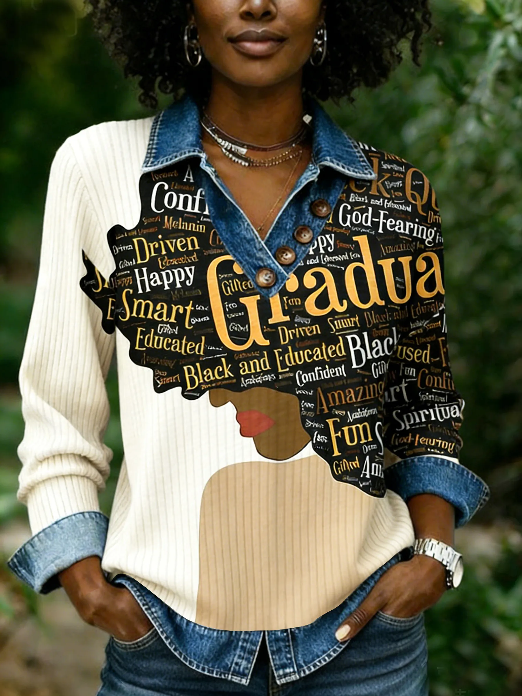 Inspirational t-shirt for African American women.