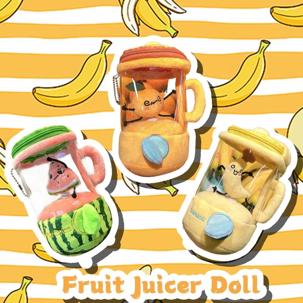 Fruit Blender Rotating Plush Toy🍌🍉🍊