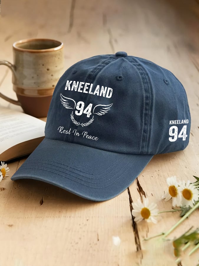 Retro Rest in Peace 94 Print Baseball Cap